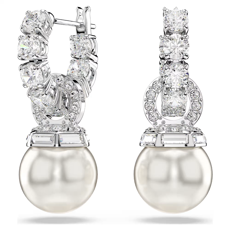 Swarovski Matrix Pearl Earrings– Nortons Jewellers Ltd.